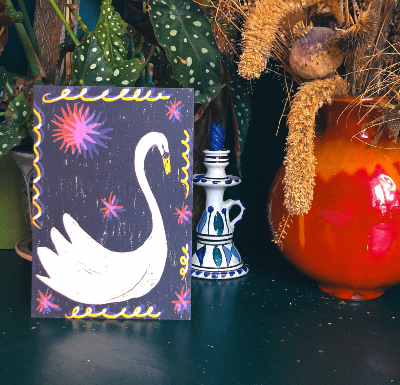 Swan Print – Paper Plane Bristol