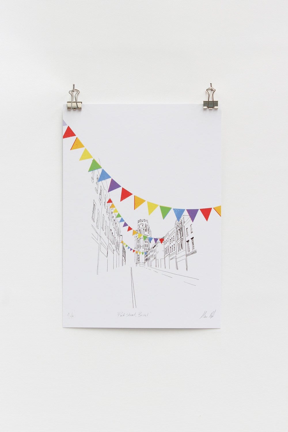 Minimal Park Street Digital A4 Print – Paper Plane Bristol