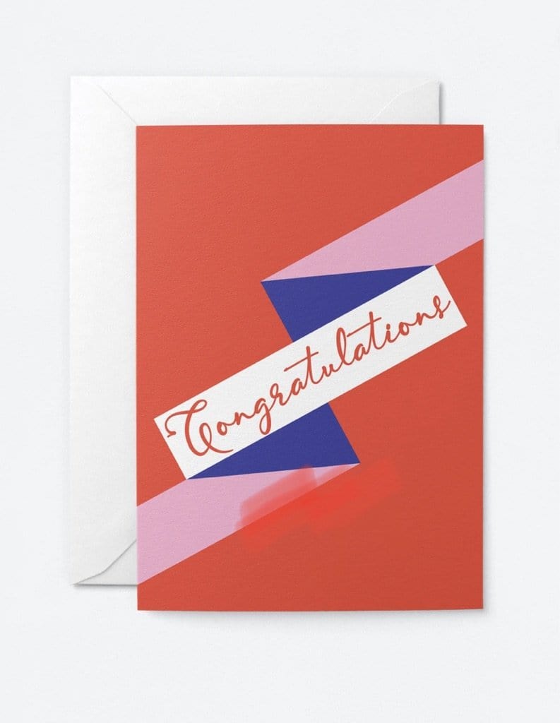 Congratulations Card – Paper Plane Bristol